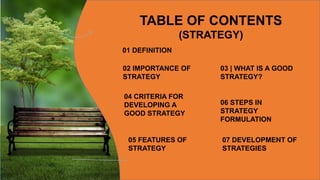 TARGET AND STRATEGY FORMULATION.pptx