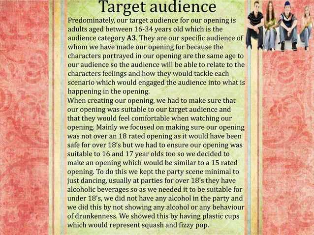 Target audience | PPT