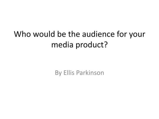 Our Target Audience Evaluation | PPTX