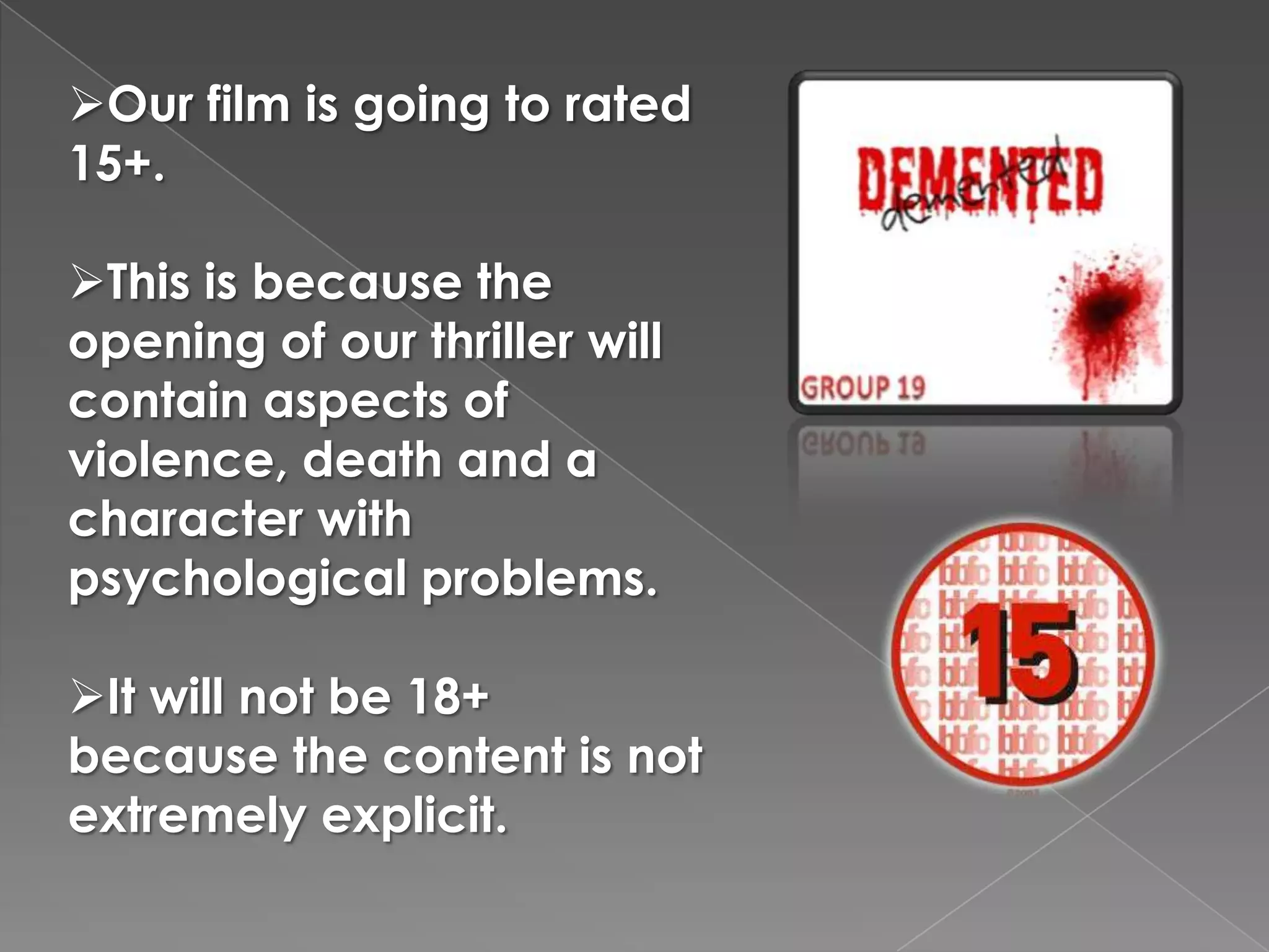 Target audience | PPTX | Horror | Genres