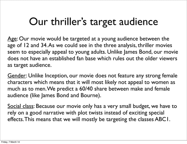 Target audience | PPT