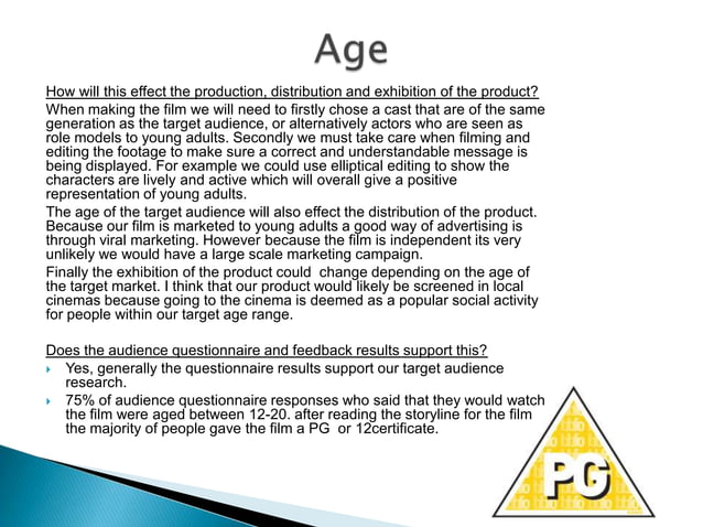 detailed research into Target audience | PPTX | Movies | Entertainment
