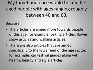 Target audience | PPTX