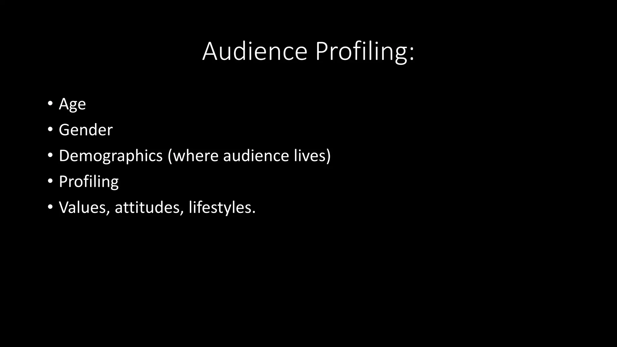 Target audience | PPTX