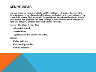 Target audience and genre | PPTX