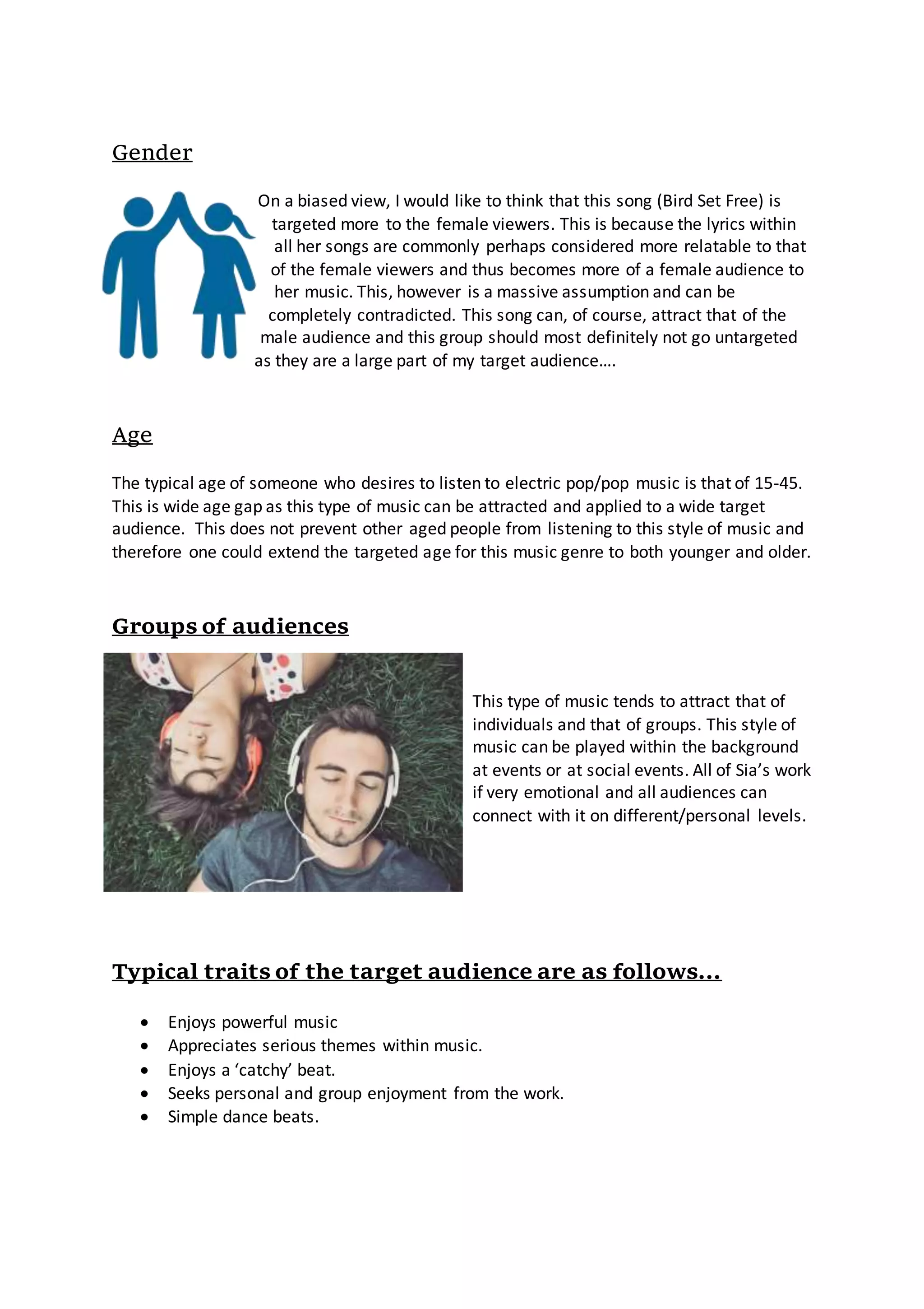 Target audience | DOCX