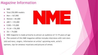 Target audience | PPTX | Adult Contemporary Music | Music