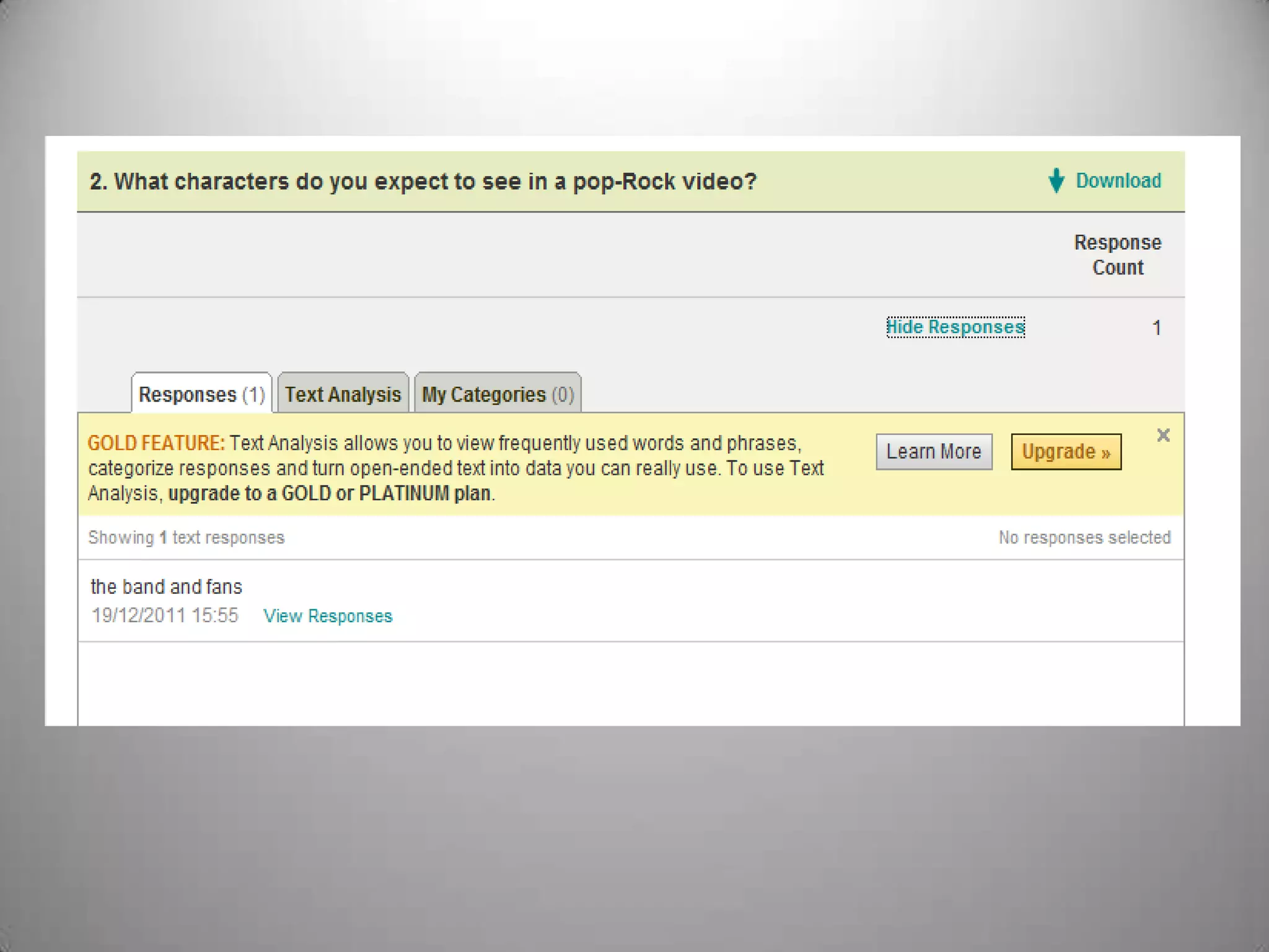 Target audience feedback | PPTX