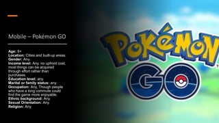 Target audience for games | PPTX