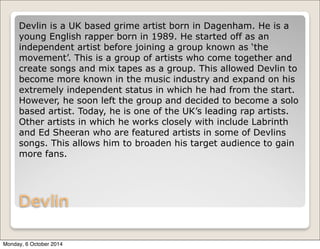 Target Audience Research for Idea 1 | PDF | Hip Hop Music | Music