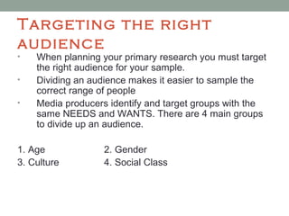 Target Audience Power Point | PPT
