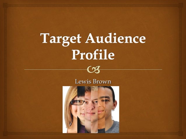 Target audience profile | PPT