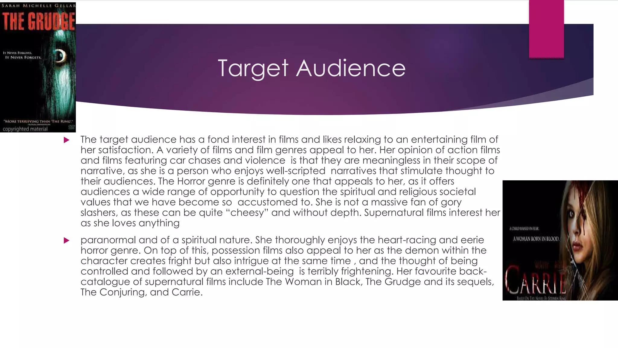 Target audience profile | PPT