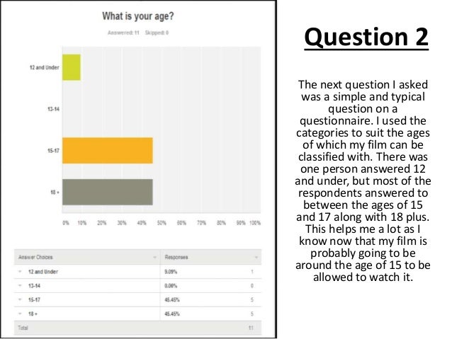 Target audience questionnaire analysis