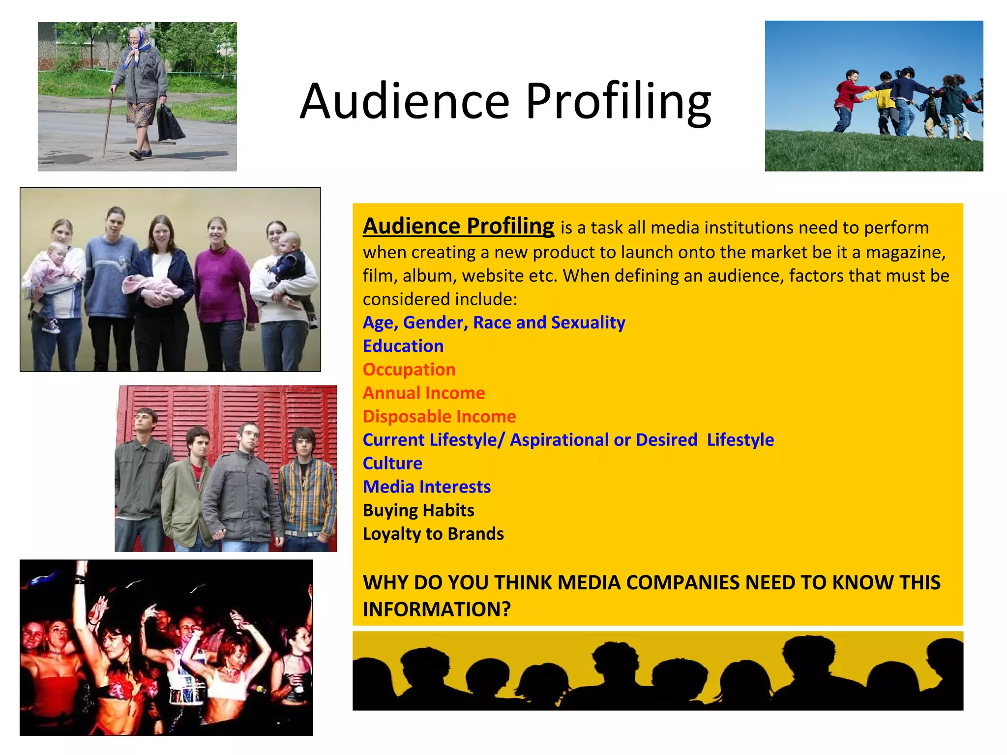 Target audience questions | PPT