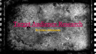 Target audience research - Social Realism | PPTX