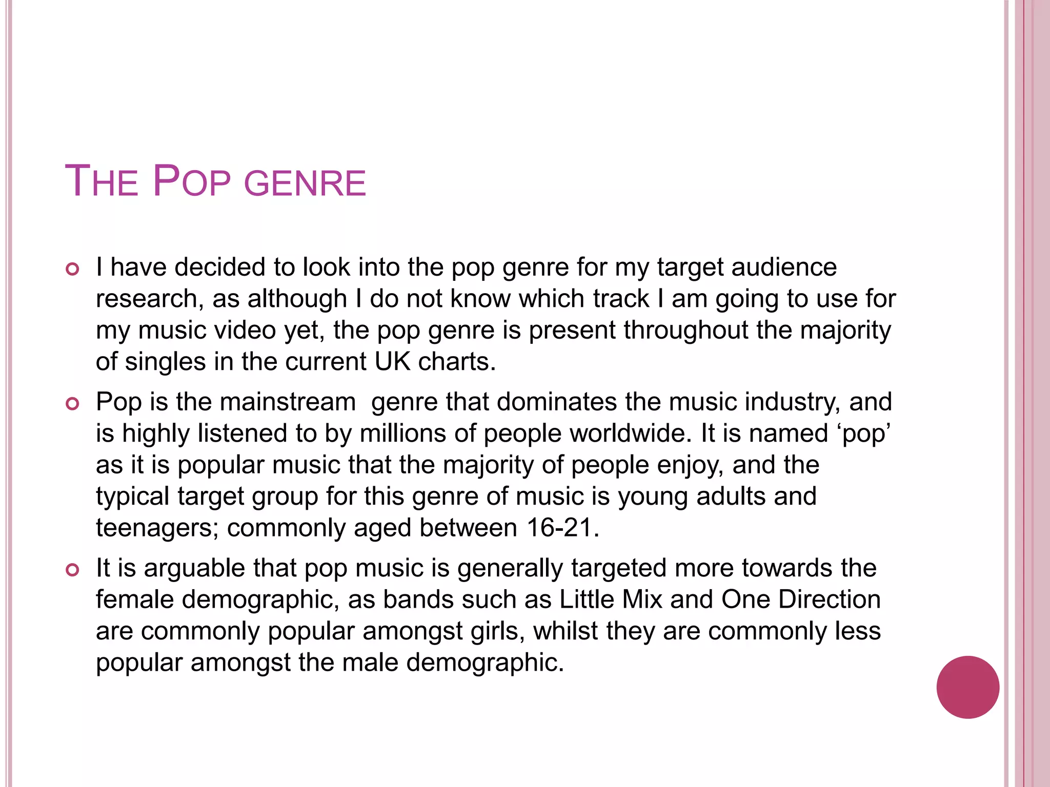 Target Audience Research | PPTX | Soft AC Music | Adult Contemporary Music