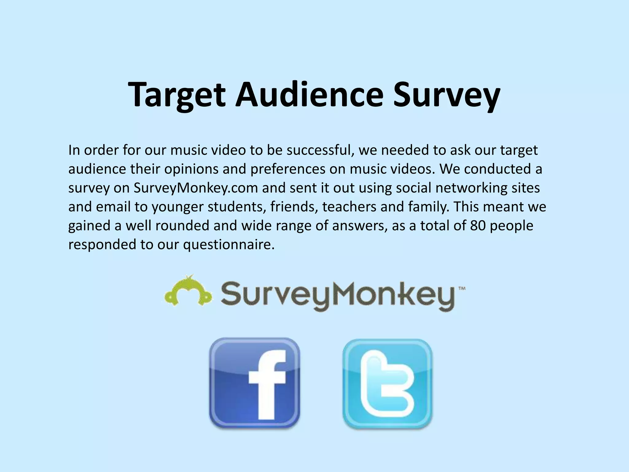 Target Audience Survey | PPT