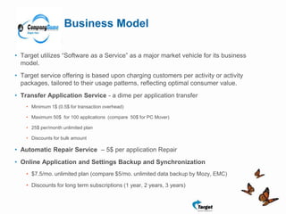 Target bd investor presentation sample | PPSX