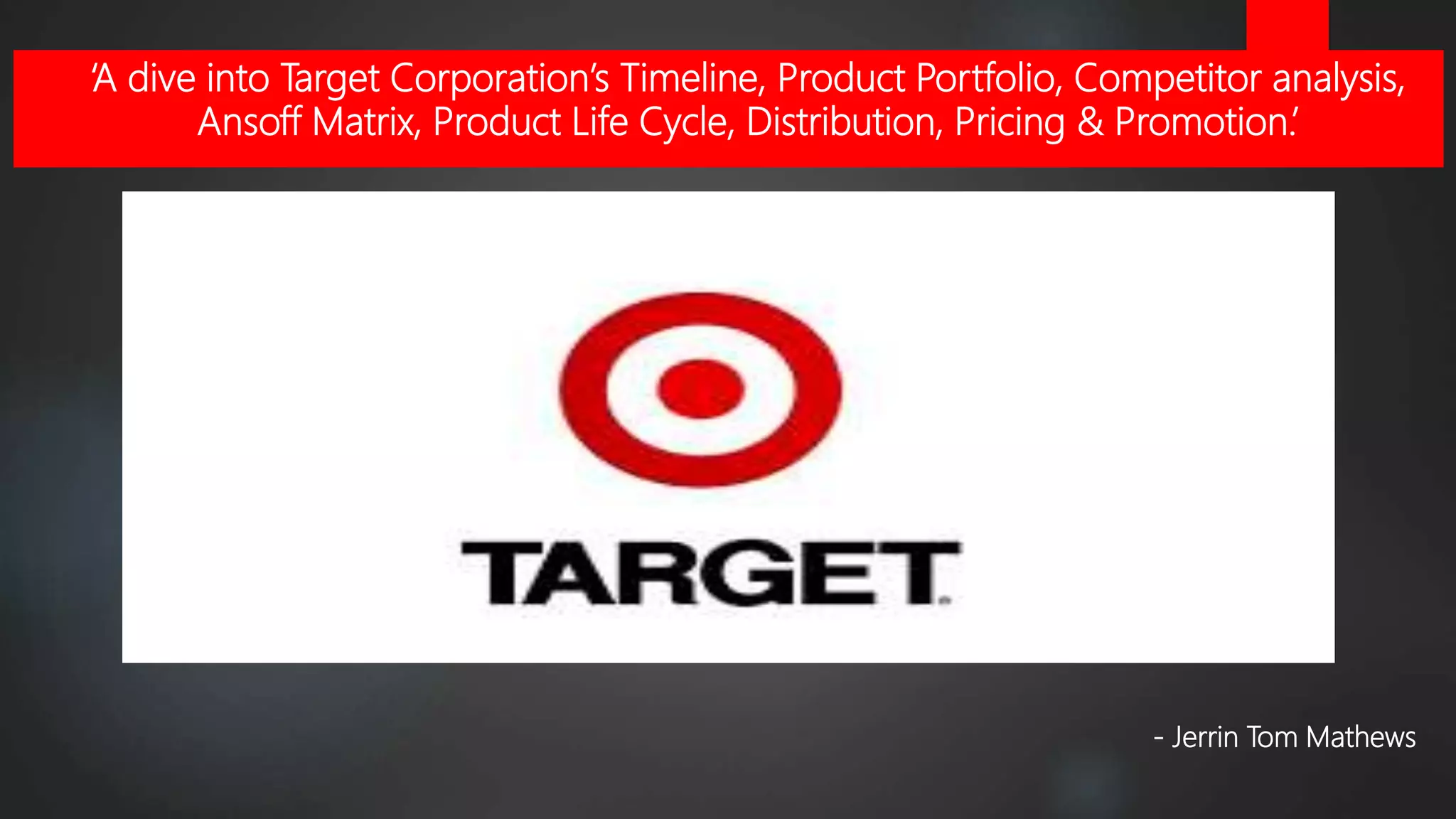 Target corporation | PPTX | Coupons and Discounts | Shopping