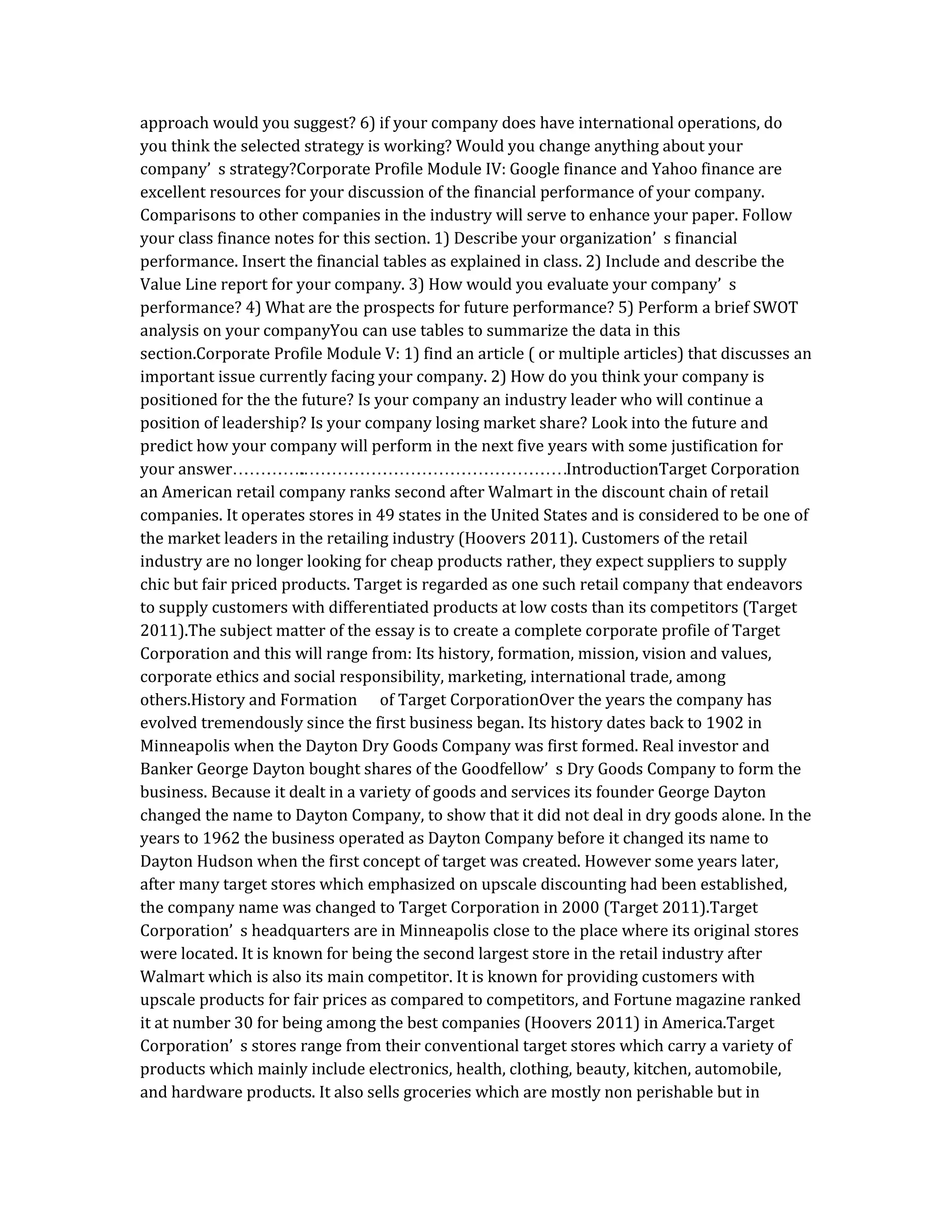 Target Corporation.docx