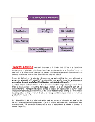 TARGET COSTING | PDF