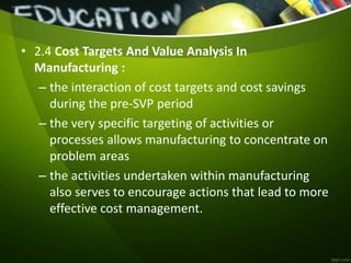 Target costing 2 present | PPT