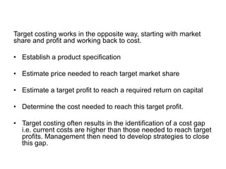 Target Costing | PPTX