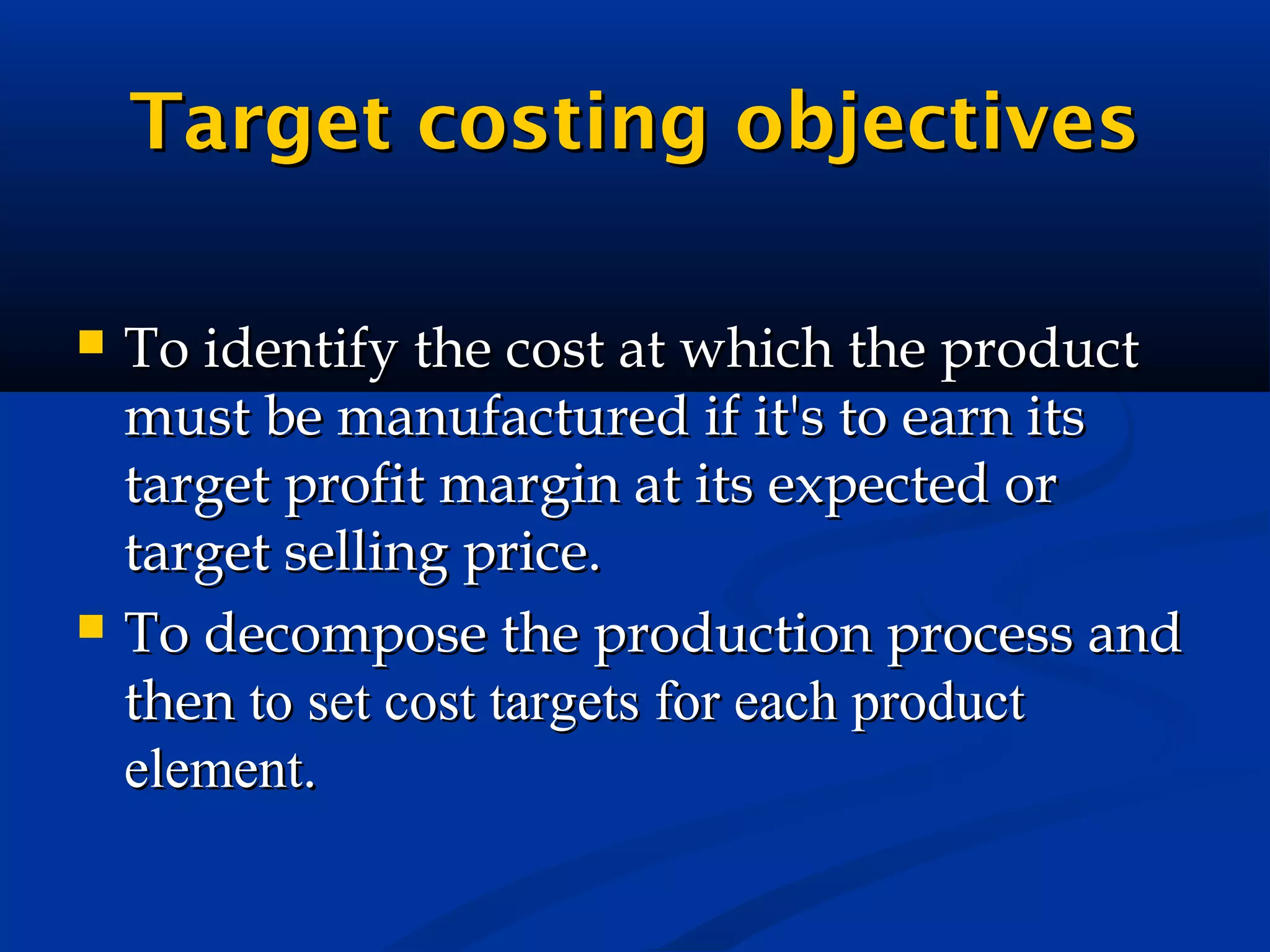 Target cost in tata nano (Cost Accounting) | PPT