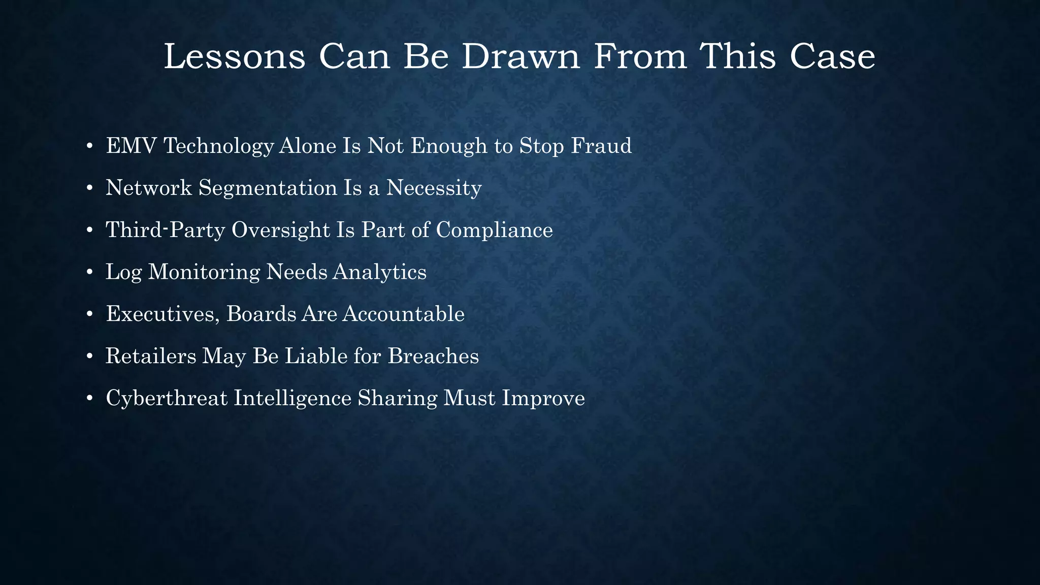 Target data breach presentation | PPTX