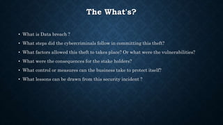 Target data breach presentation | PPTX