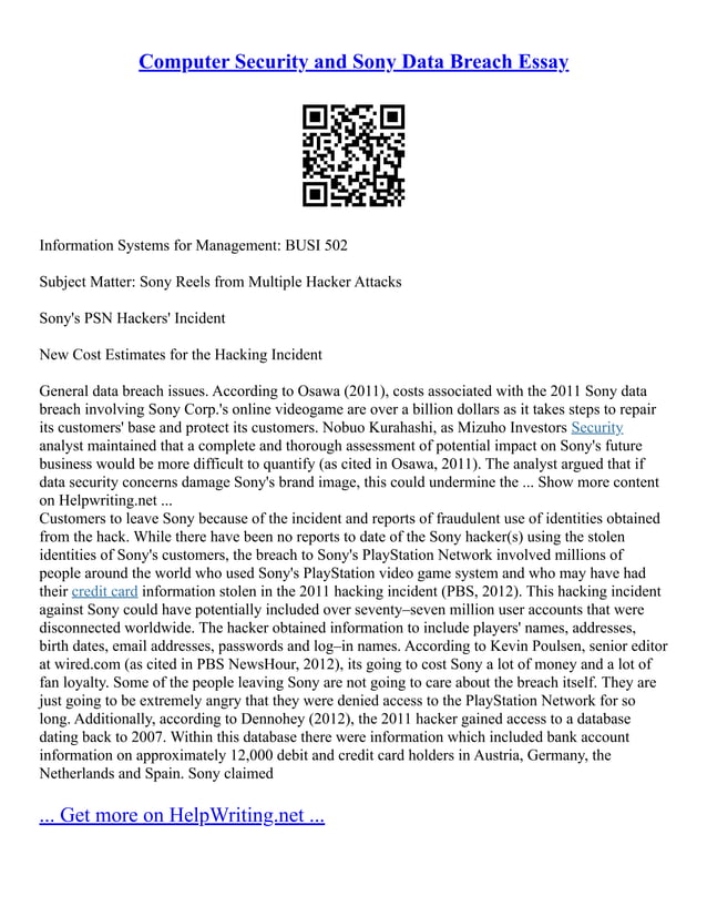 Target Data Security Breach Case Study | PDF