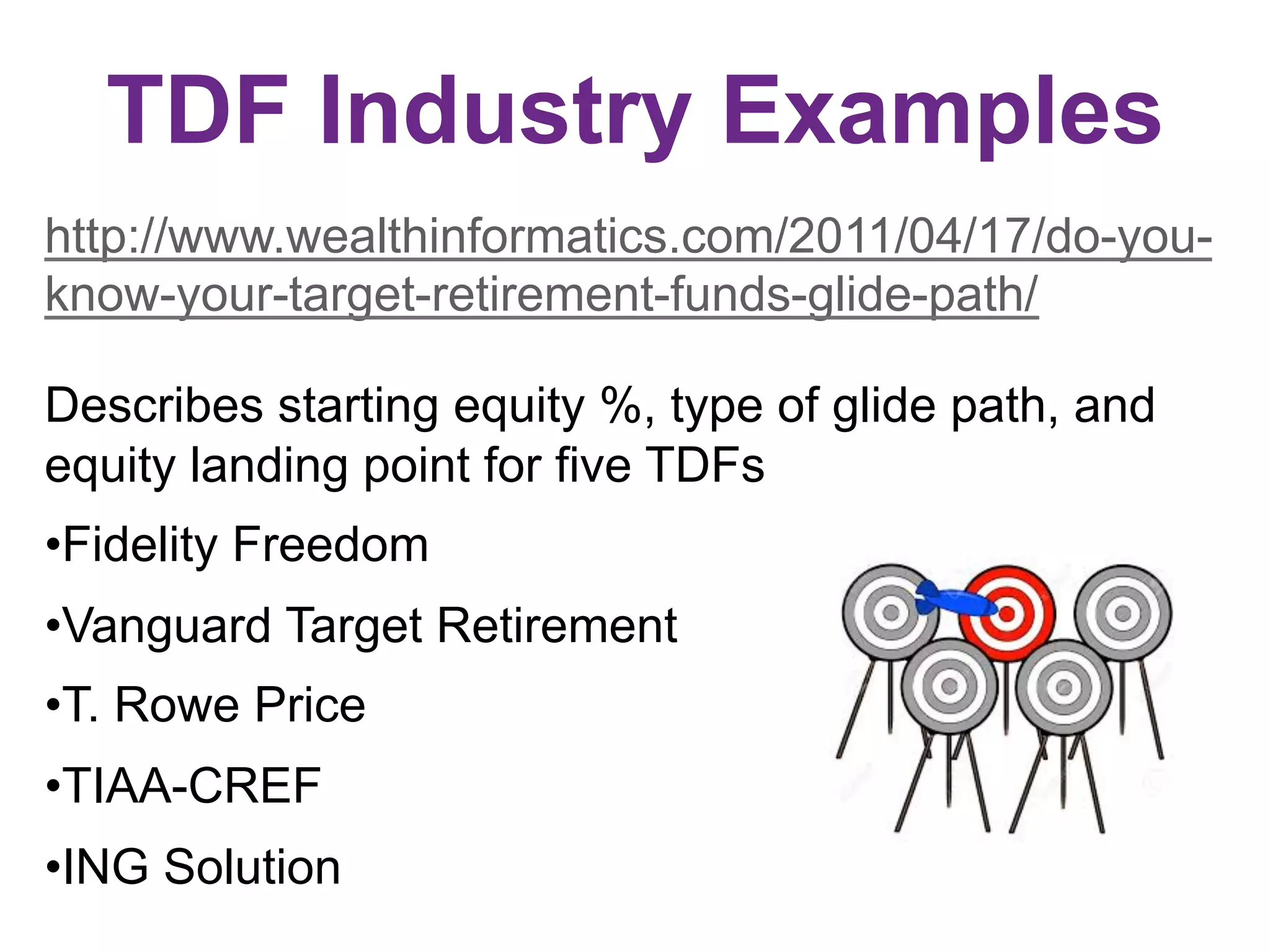 The Ins & Outs of Target Date Funds and the TSP Lifecycle Fund | PDF