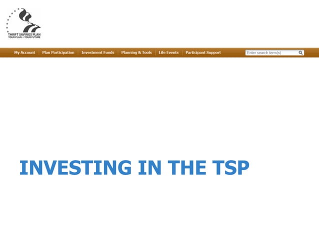 The Ins & Outs of Target Date Funds and the TSP Lifecycle Fund | PPT