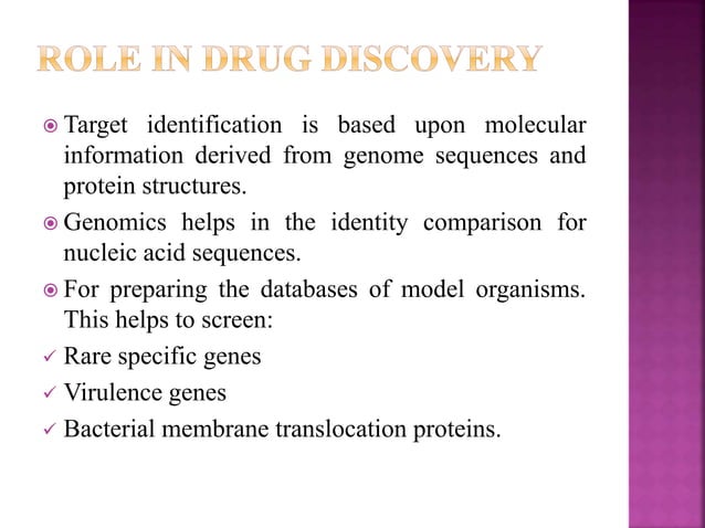 Target discovery and validation | PPTX | Biotech and Biomedical ...