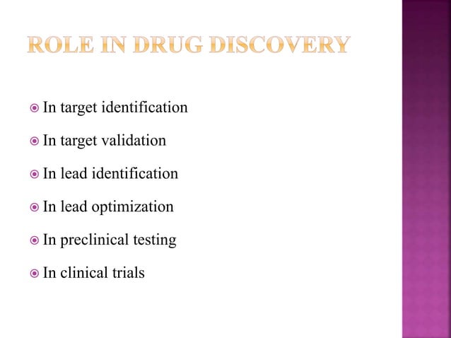 Target discovery and validation | PPTX | Biotech and Biomedical ...