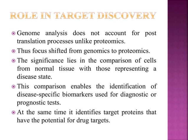 Target discovery and validation | PPTX | Biotech and Biomedical ...