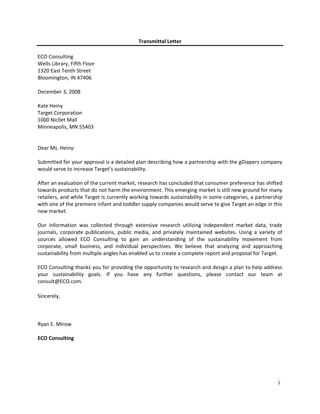 Target - Eco Consulting Final | PDF