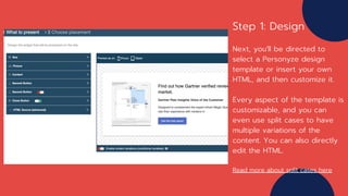 Targeted Banners in Personyze | PPT