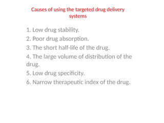 Targeted DDS.targeted drug delivery system for pharmacy student | PPT