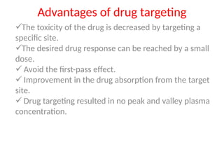 Targeted DDS.targeted drug delivery system for pharmacy student | PPT
