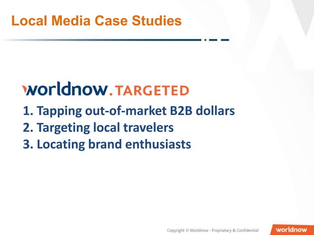 Targeted Display Case Studies | PPT