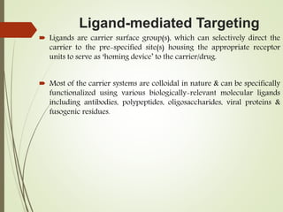 Targeted drug delivery | PPTX
