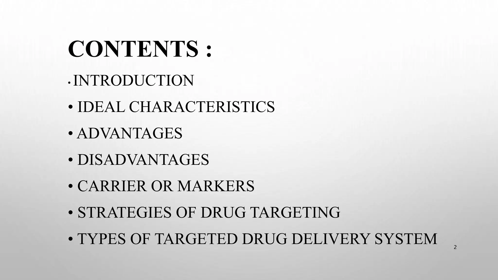 Targeted drug delivery and their methods | PPTX