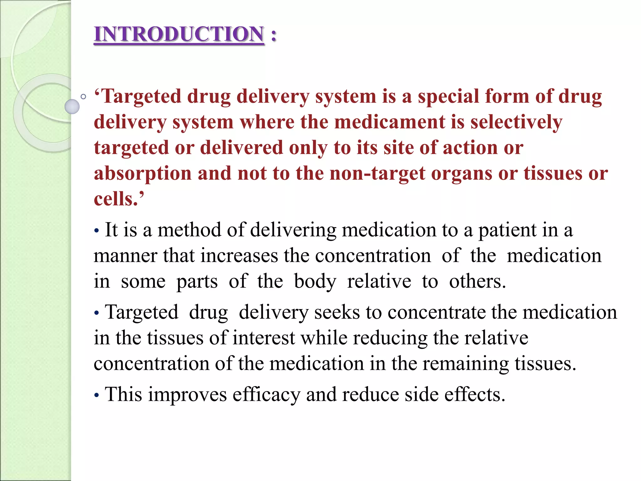 Targeted drug delivery system | PPT