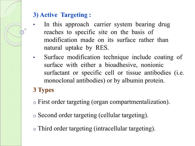 Targeted drug delivery system | PPT