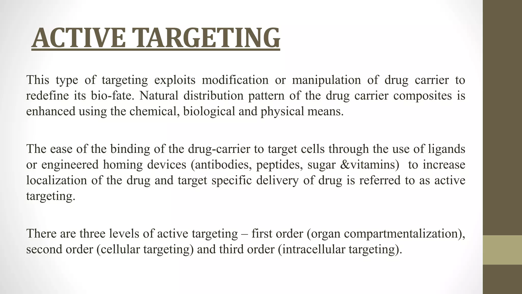 Targeted drug delivery system | PPTX