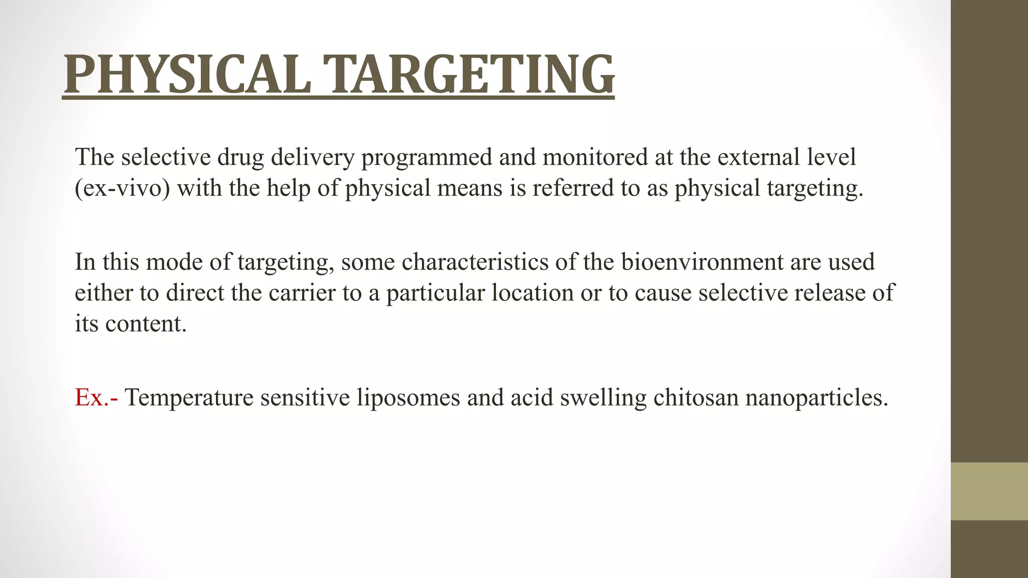 Targeted drug delivery system | PPTX