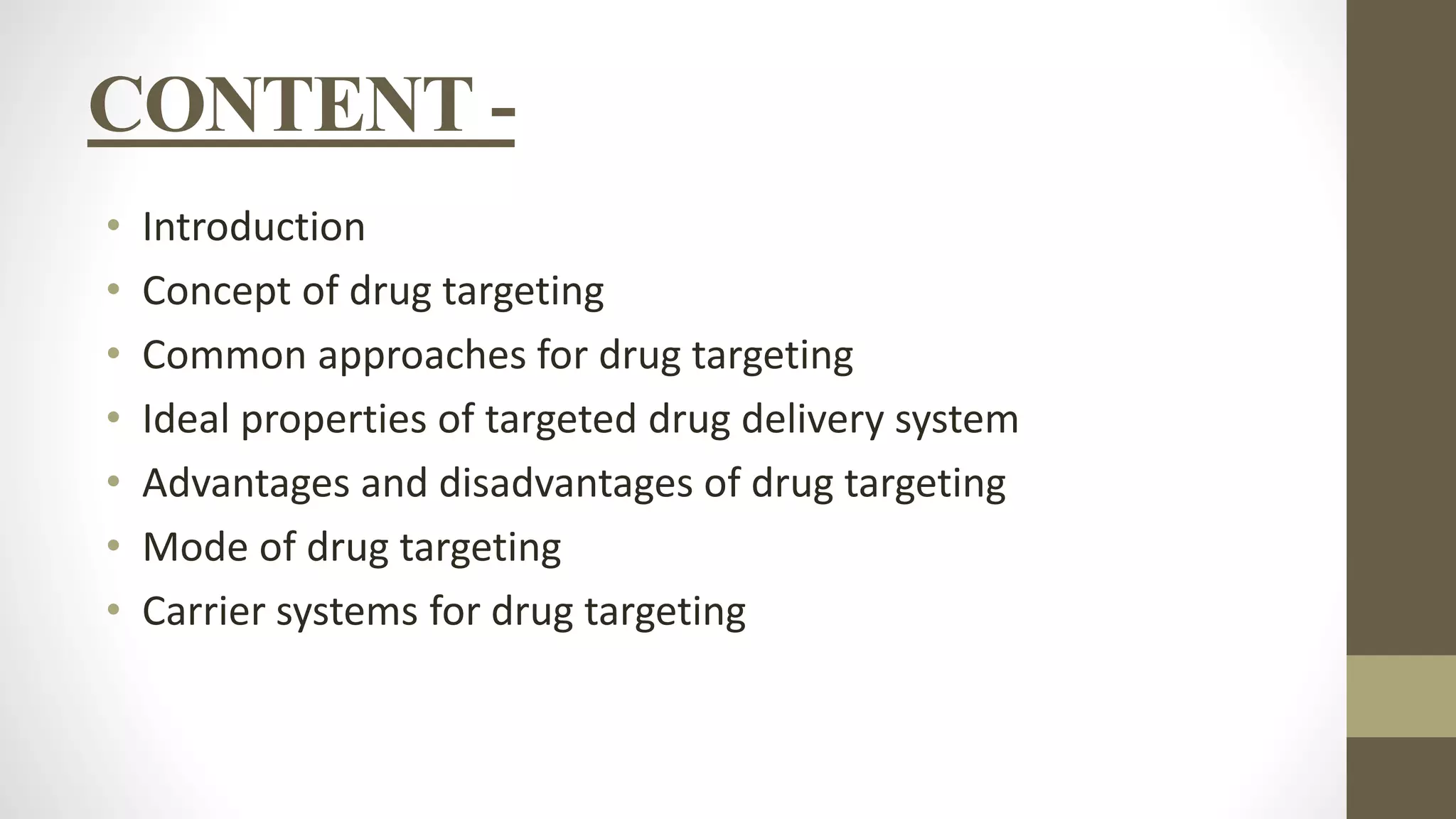 Targeted drug delivery system | PPTX