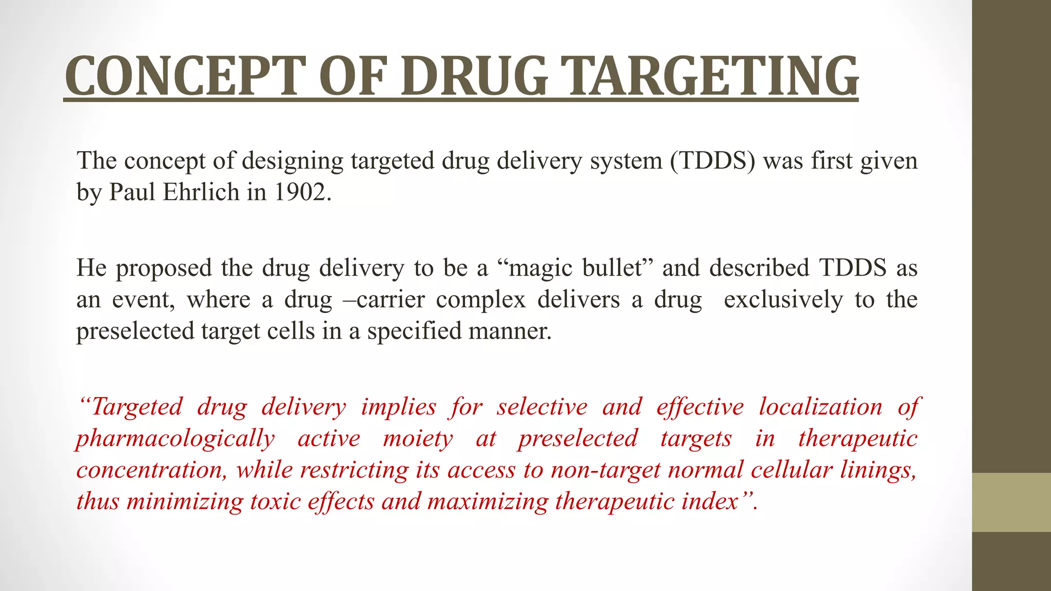 Targeted drug delivery system | PPTX